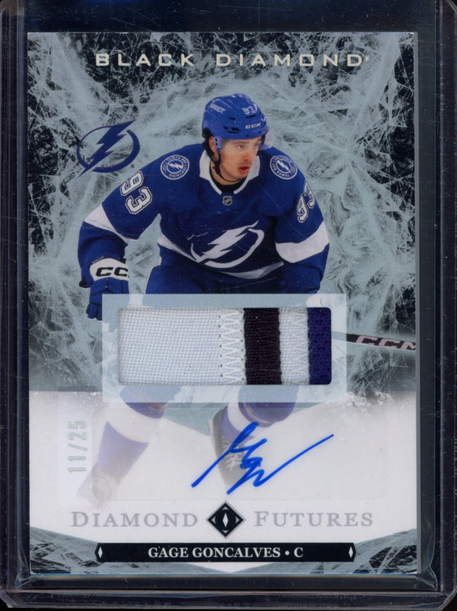 Gage Goncalves 2024 Upper Deck Black Diamond #BDF-GG Diamond Futures ...