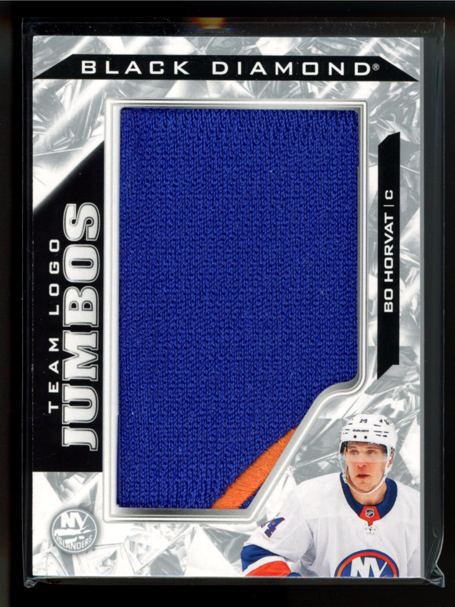 Bo Horvat 2024 Upper Deck Black Diamond #TL-BH Team Logo Jumbo Patch ...