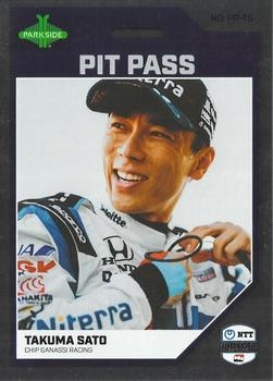 Takuma Sato 2024 Parkside IndyCar Premier Edition #PP-TS Pit Pass Price ...