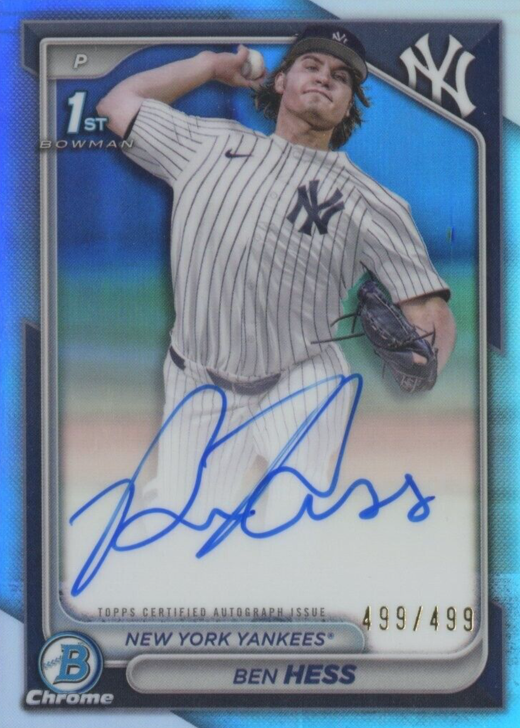 Ben Hess Baseball Cards Price Guide - Sports Card Investor