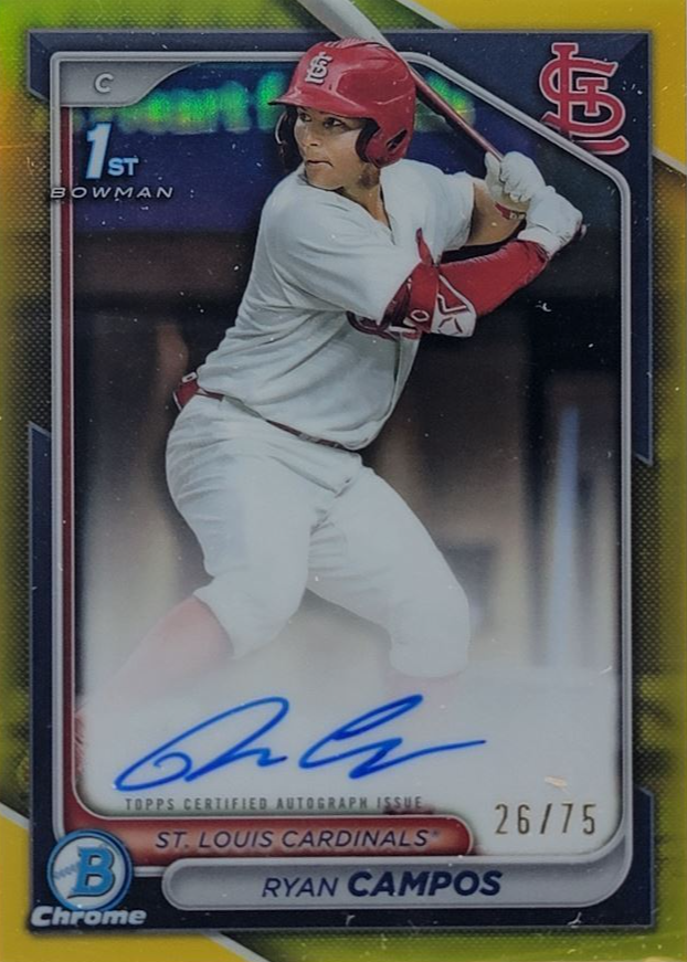 Ryan Campos Baseball Cards Price Guide - Sports Card Investor