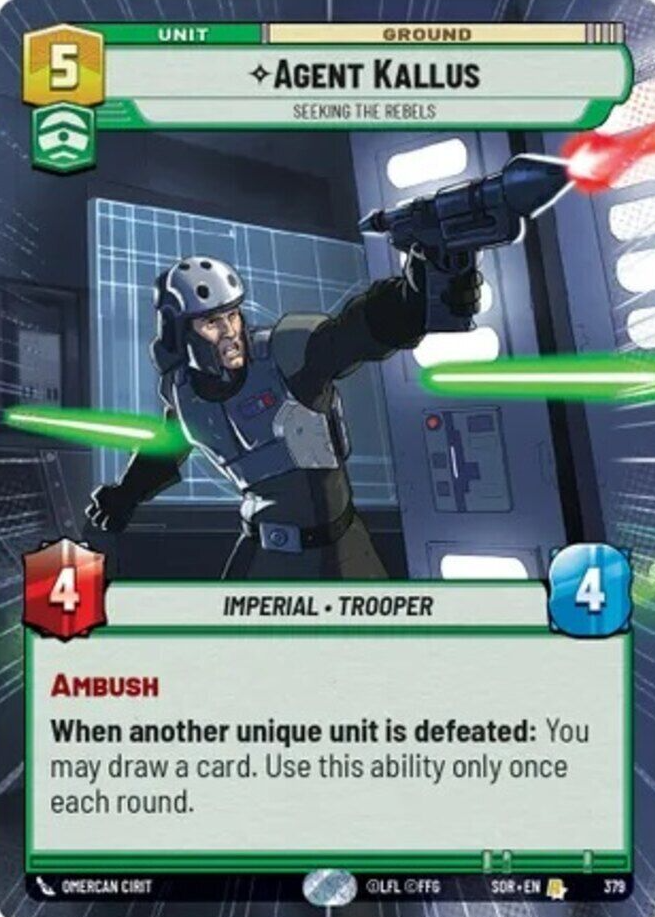 Agent Kallus Star Wars Cards Price Guide - Sports Card Investor