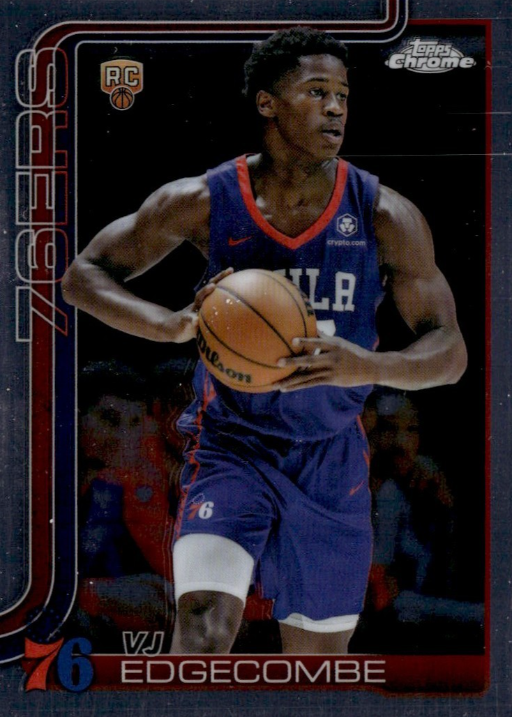 VJ Edgecombe 2025 Topps Chrome #253 Base Price Guide - Sports Card Investor