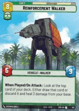 Reinforcement Walker Star Wars Cards Price Guide - Sports Card Investor