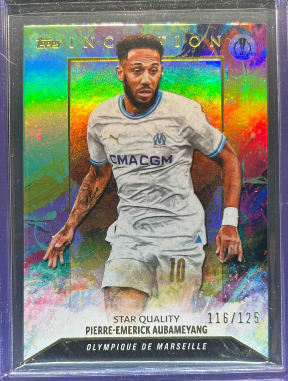 Pierre-Emerick Aubameyang 2023 Topps Inception UEFA Club Competitions ...