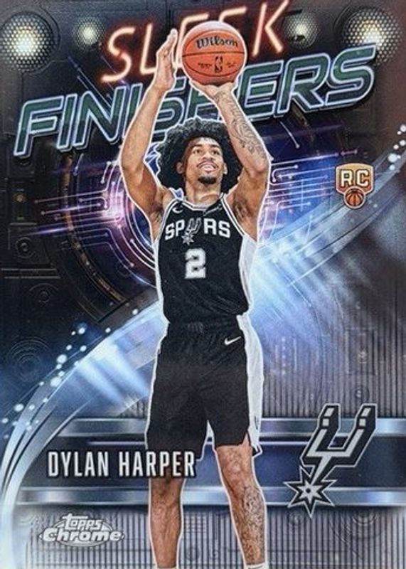 Dylan Harper 2025 Topps Chrome #SF-22 Sleek Finishers Price Guide ...