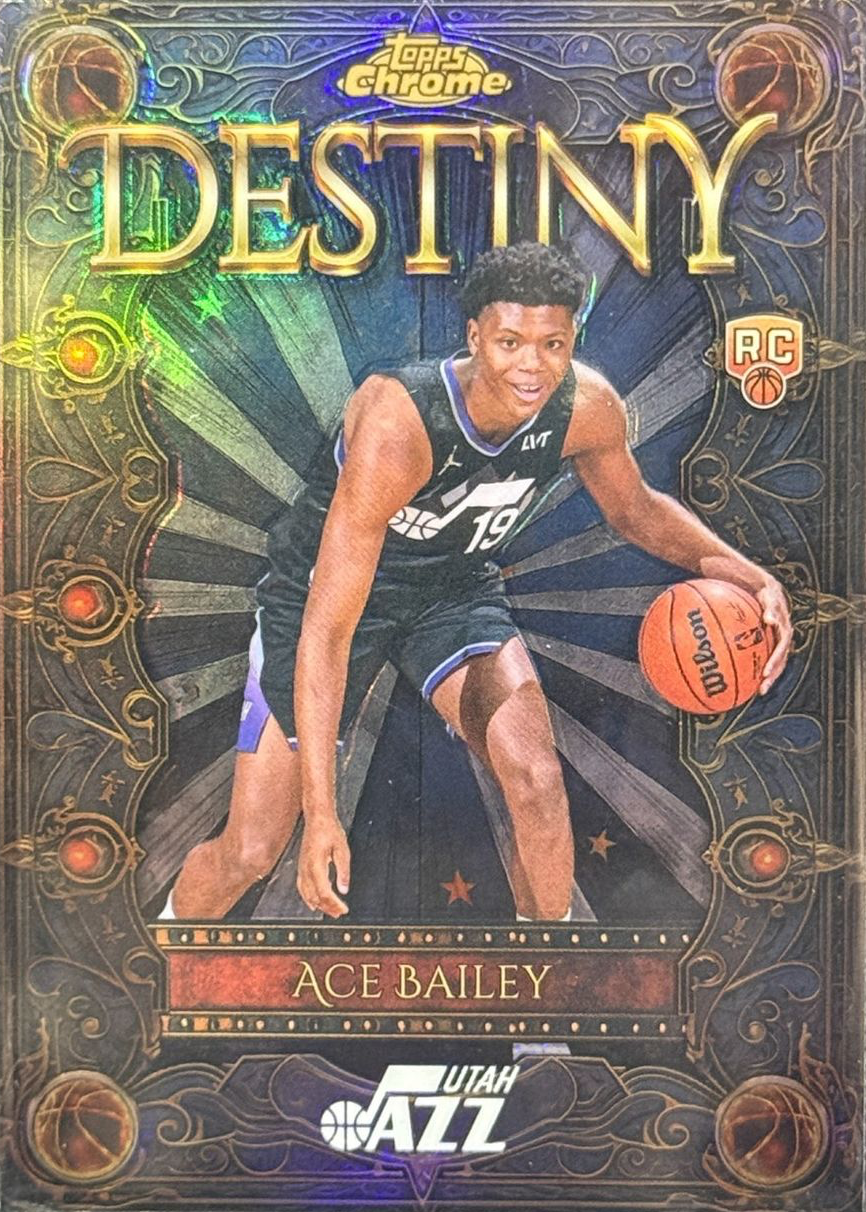 Ace Bailey 2025 Topps Chrome #D-5 Destiny - Refractor Price Guide ...