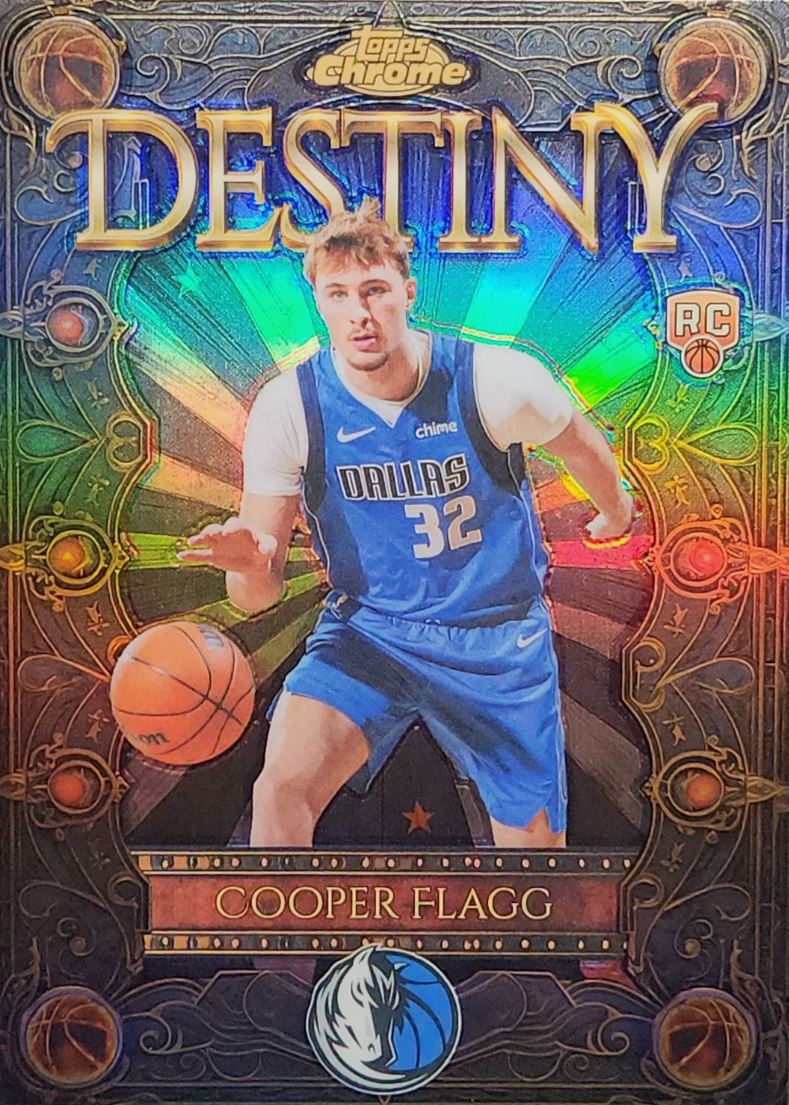 Cooper Flagg 2025 Topps Chrome #D-1 Destiny - Refractor Price Guide ...