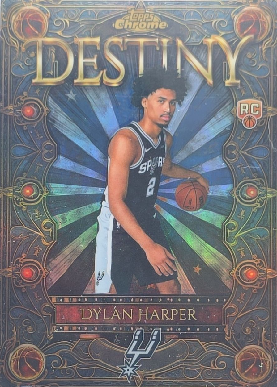 Dylan Harper 2025 Topps Chrome #D-2 Destiny - Refractor Price Guide ...