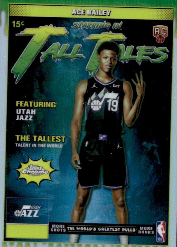 Ace Bailey 2025 Topps Chrome #TT-23 Tall Tales - Refractor Price Guide ...