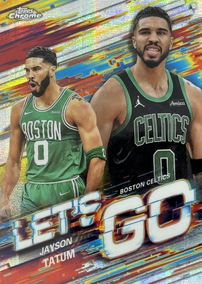 Jayson Tatum 2025 Topps Chrome #LG-6 Let's Go /(SSP) Price Guide ...