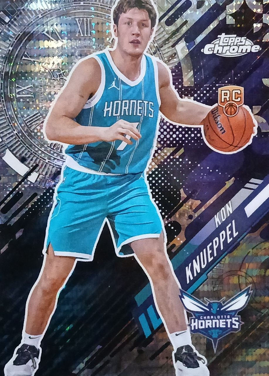 Kon Knueppel 2025 Topps Chrome #GT-19 Go Time - Pulsar Refractor Price ...