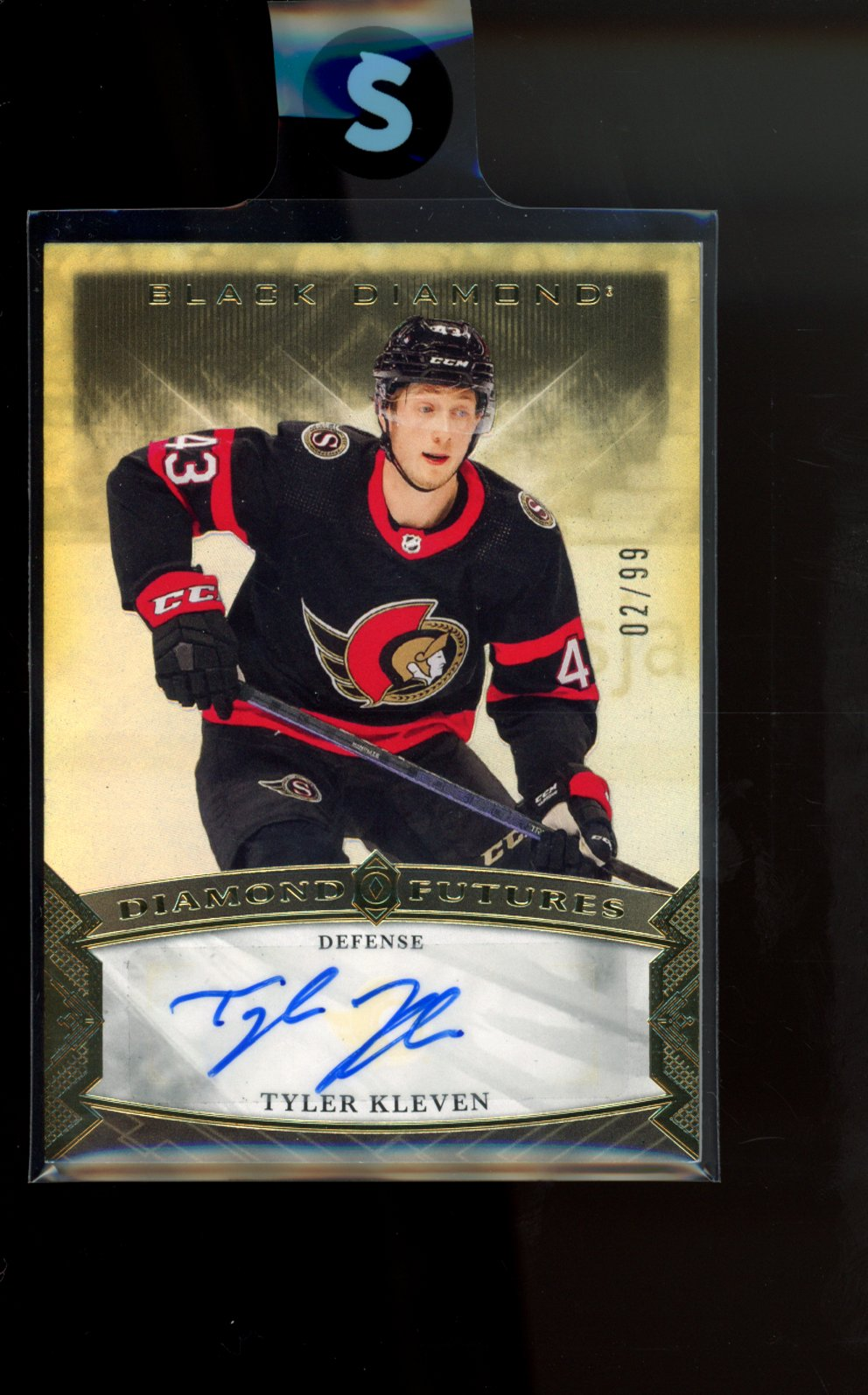 Tyler Kleven 2023 Upper Deck Black Diamond #BDF-TK Diamond Futures ...