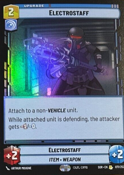 Electrostaff 2024 Unlimited: Spark of Rebellion #71 Foil Price Guide ...