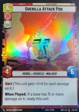 Guerilla Attack Pod 2024 Spark of Rebellion #148 Foil Price Guide ...