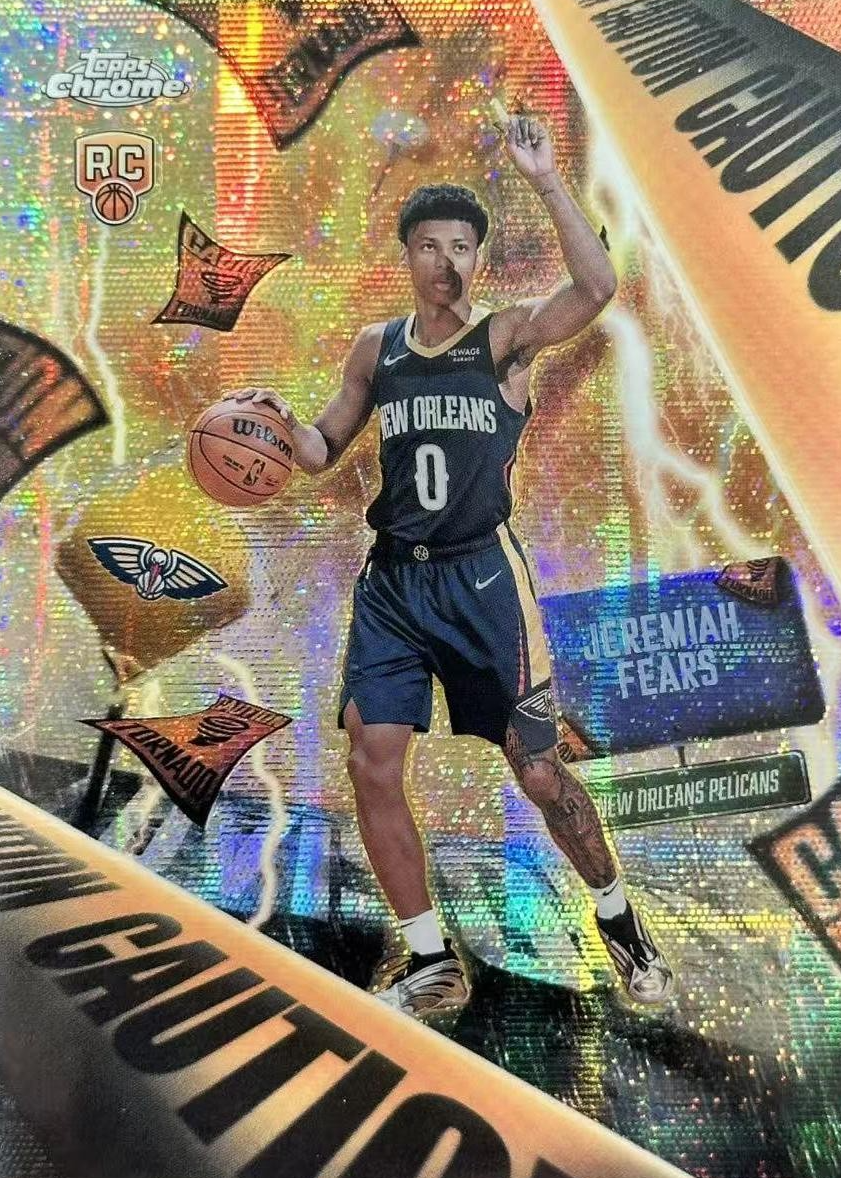 Jeremiah Fears 2025 Topps Chrome #AD-7 Advisory /(SSP) Price Guide ...