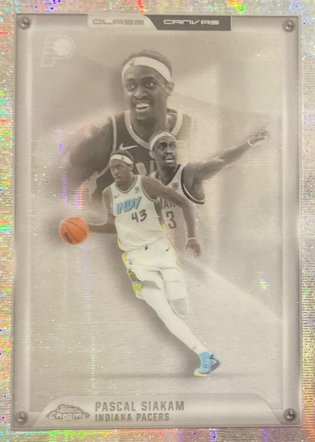 Pascal Siakam 2025 Topps Chrome #GC-16 Glass Canvas /(SSP) Price Guide ...