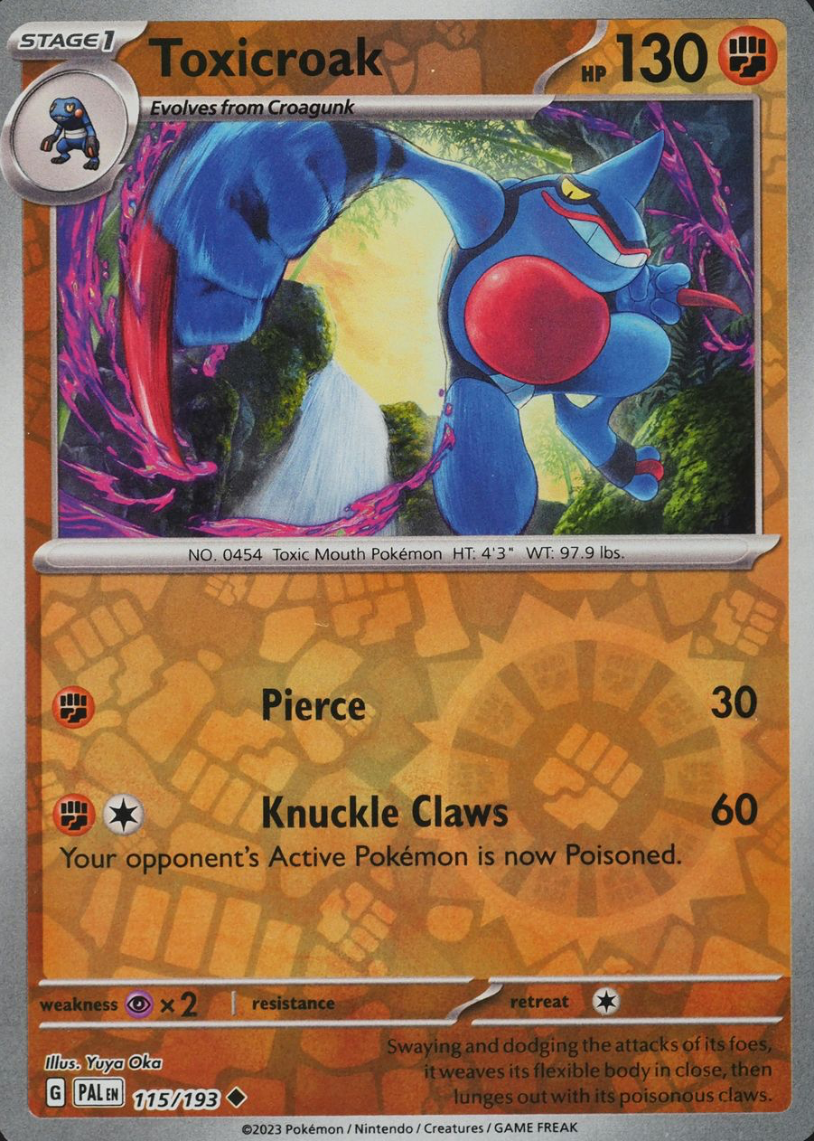 Toxicroak Pokemon Cards Price Guide - Sports Card Investor
