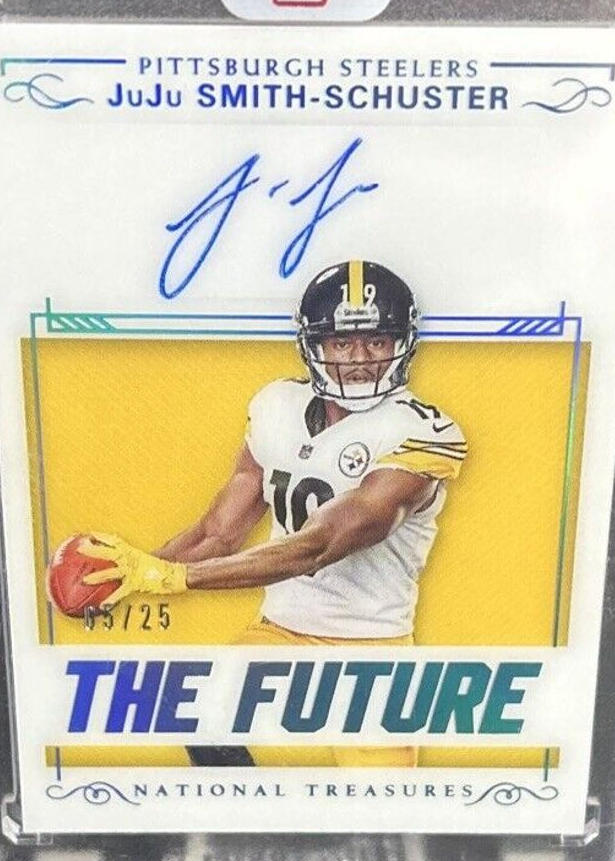 JuJu Smith-Schuster 2017 National Treasures #F-JJS The Future ...
