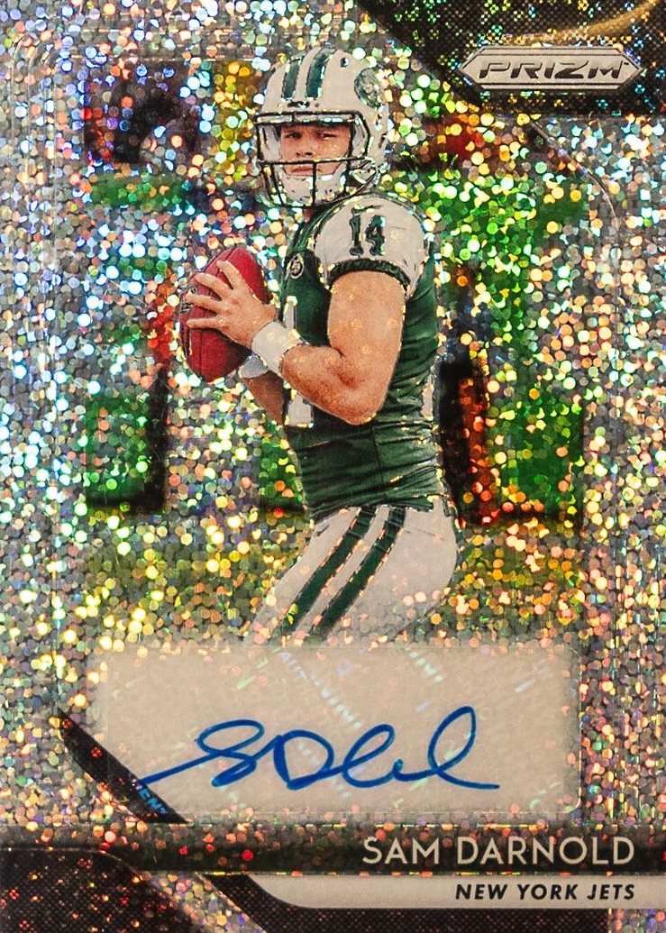 Sam Darnold 2018 Prizm #RA-SD Rookie Autographs - White Sparkle /1 ...