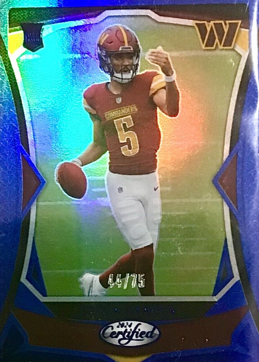 Jayden Daniels 2024 Certified #102 Mirror Blue /75 Price Guide - Sports ...