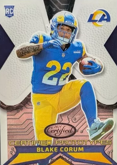 Blake Corum 2024 Certified #11 Certified Prototypes /(SSP) Price Guide ...