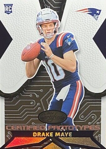 Drake Maye 2024 Certified #4 Certified Prototypes /(SSP) Price Guide ...