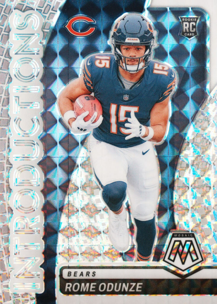 Rome Odunze 2024 Mosaic #2 Introductions - White /25 Price Guide ...