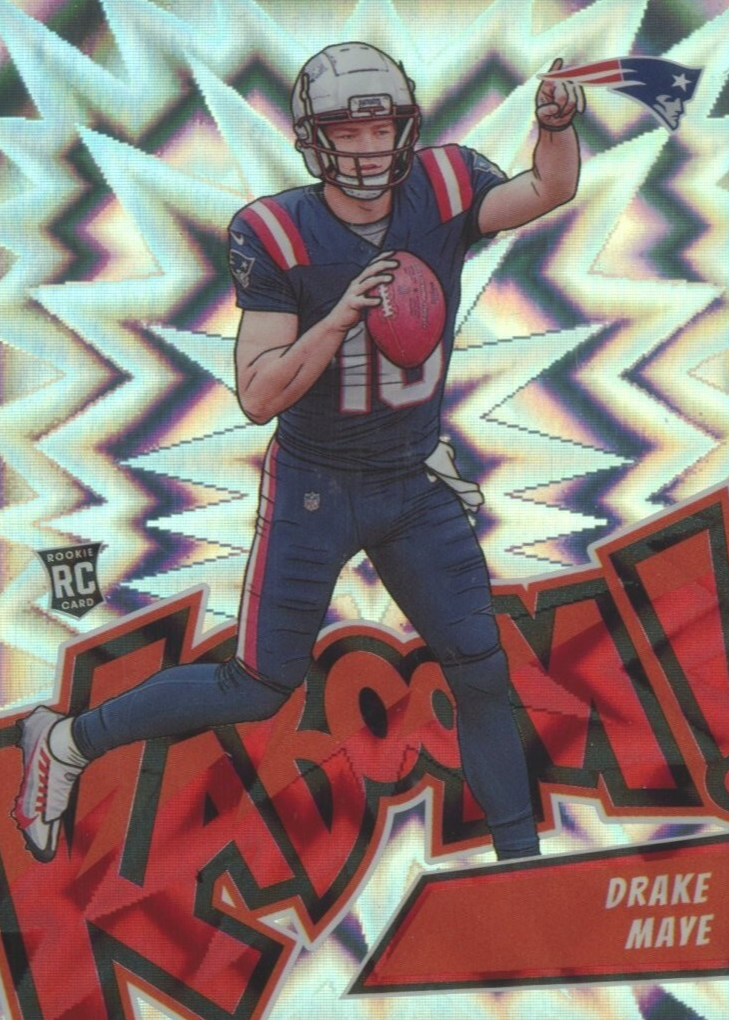 Drake Maye 2024 Absolute #3 Kaboom! (Vertical) Price Guide - Sports ...