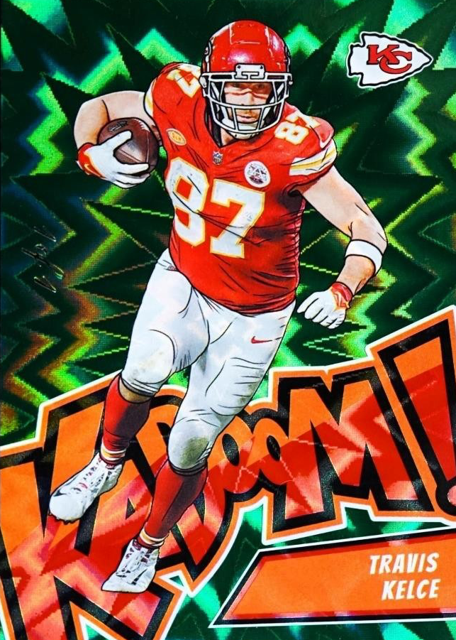 Travis Kelce 2024 Absolute #29 Kaboom! (Vertical) - Green /1 Price ...