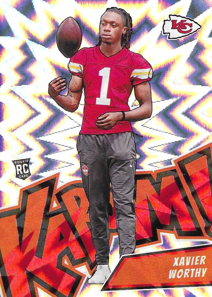 Xavier Worthy 2024 Absolute #7 Kaboom! (Vertical) Price Guide - Sports ...