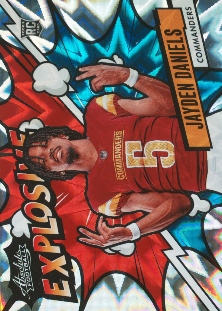 Jayden Daniels 2024 Absolute #EX-JDS Explosive Price Guide - Sports Card Investor