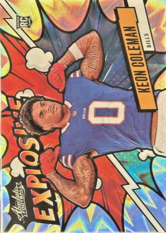 Keon Coleman 2024 Absolute #EX-KCN Explosive /(SSP) Price Guide ...