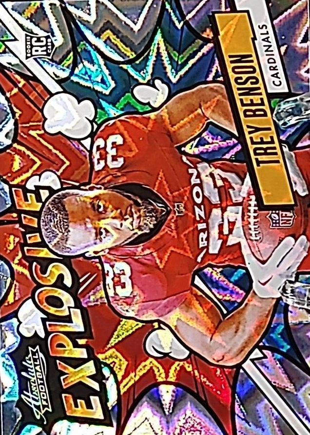 Trey Benson 2024 Absolute #EX-TBN Explosive /(SSP) Price Guide - Sports ...