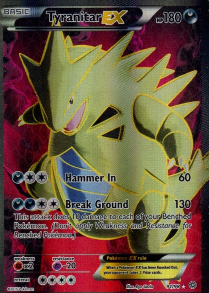 Tyranitar ex 2015 XY: Ancient Origins #91/98 Holo (Full Art) Price ...