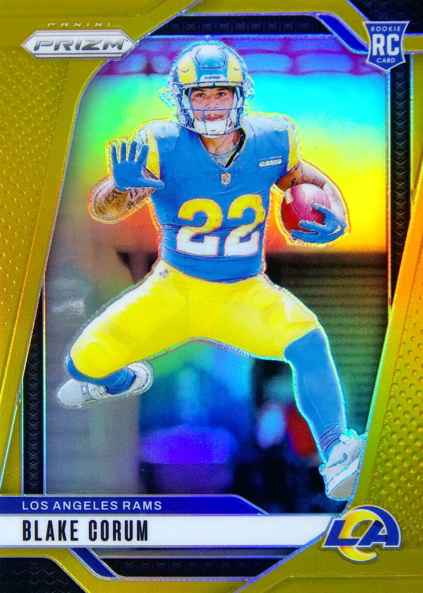Blake Corum 2024 Prizm #308 Gold /10 Price Guide - Sports Card Investor