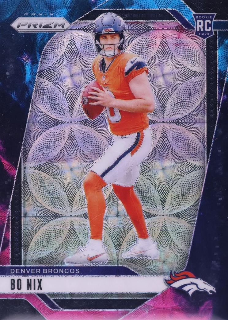 Bo Nix 2024 Prizm #309 Choice Nebula /1 Price Guide - Sports Card Investor