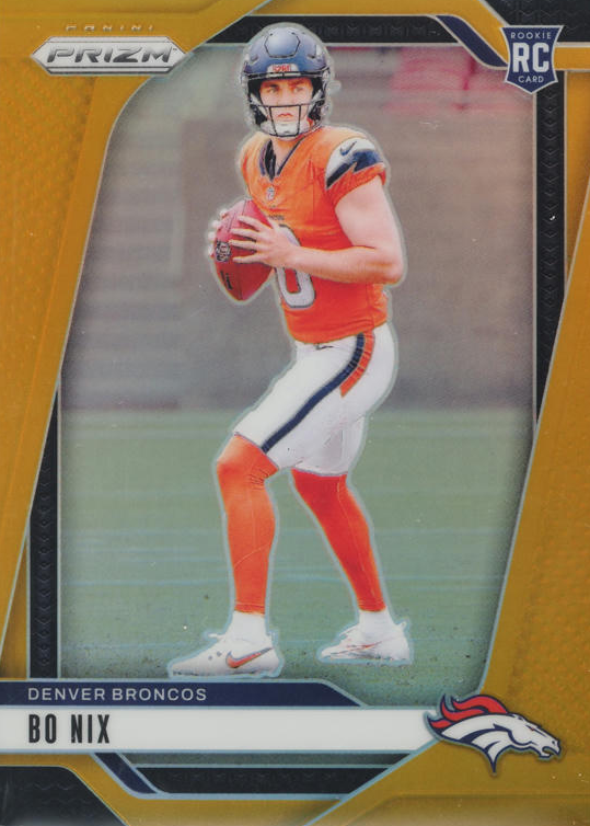 Bo Nix 2024 Prizm #309 Gold /10 Price Guide - Sports Card Investor