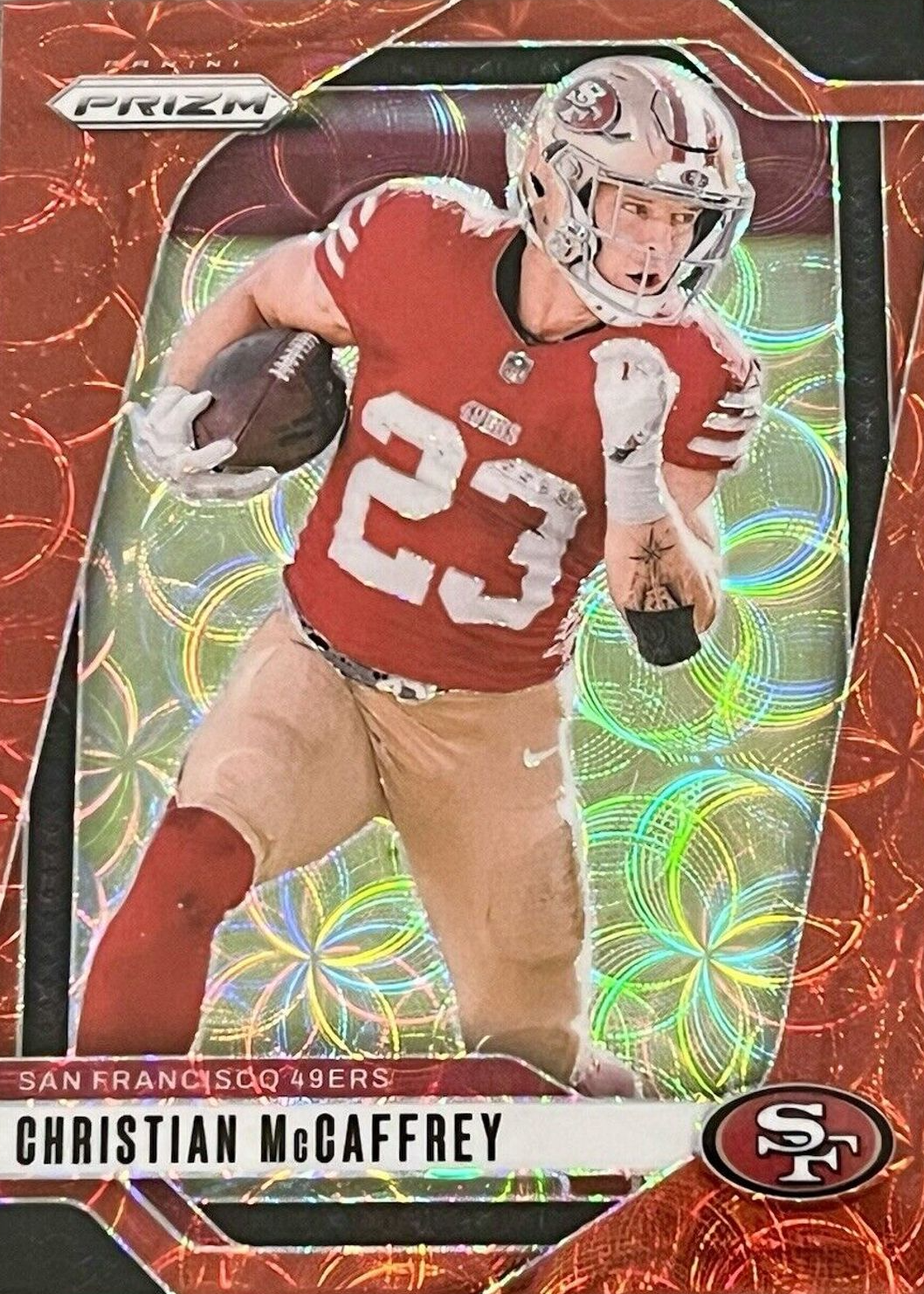 Christian McCaffrey 2024 Prizm #250 Choice Red /20 Price Guide - Sports ...