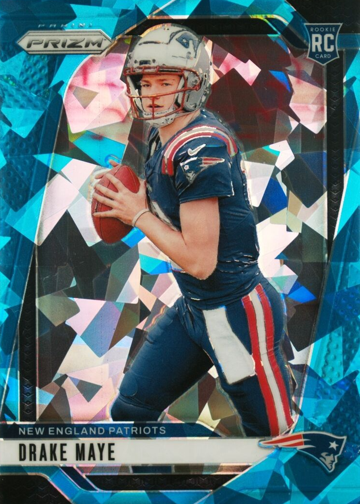 Drake Maye 2024 Prizm #329 Blue Ice /99 Price Guide - Sports Card Investor