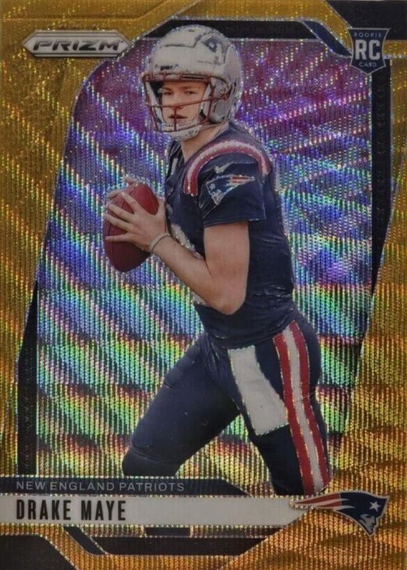 Drake Maye 2024 Prizm #329 Gold Wave /10 Price Guide - Sports Card Investor
