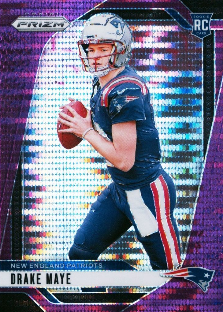 Drake Maye 2024 Prizm #329 Purple Pulsar Price Guide - Sports Card Investor