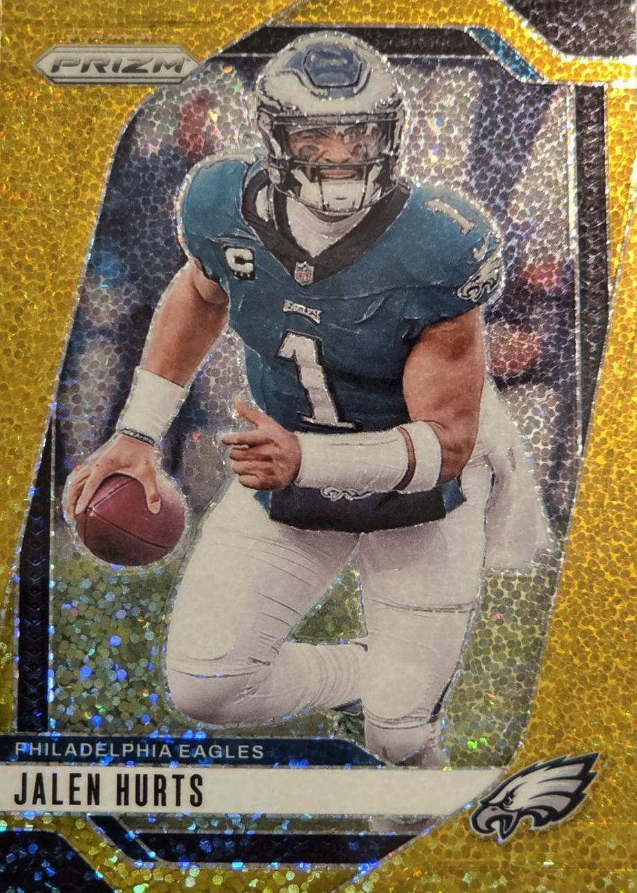 Jalen Hurts 2024 Prizm #231 Gold Sparkle /24 Price Guide - Sports Card ...