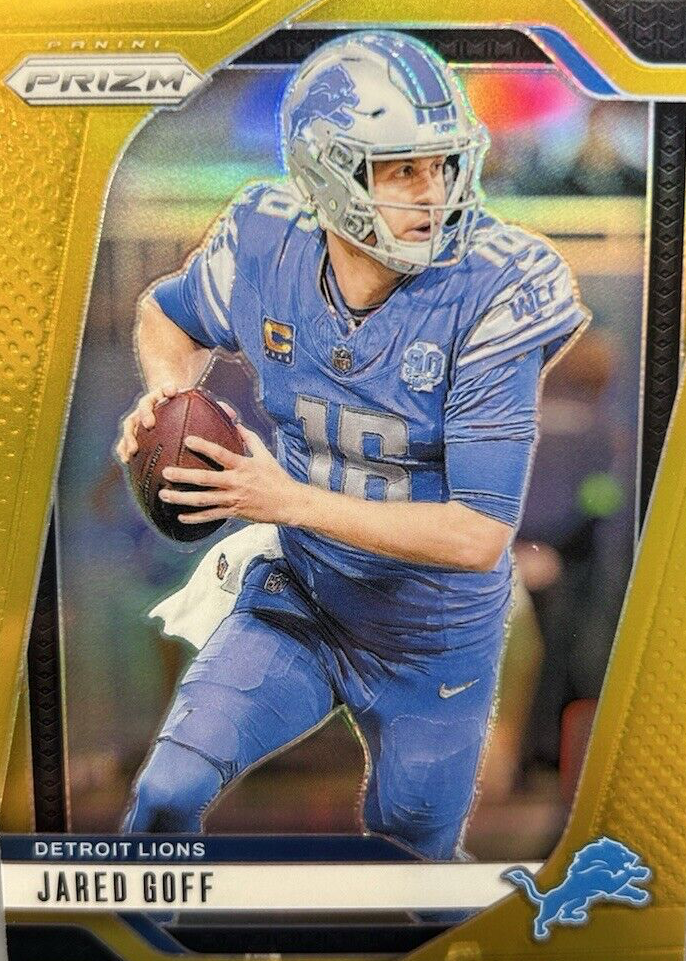 Jared Goff 2024 Prizm #92 Gold /10 Price Guide - Sports Card Investor