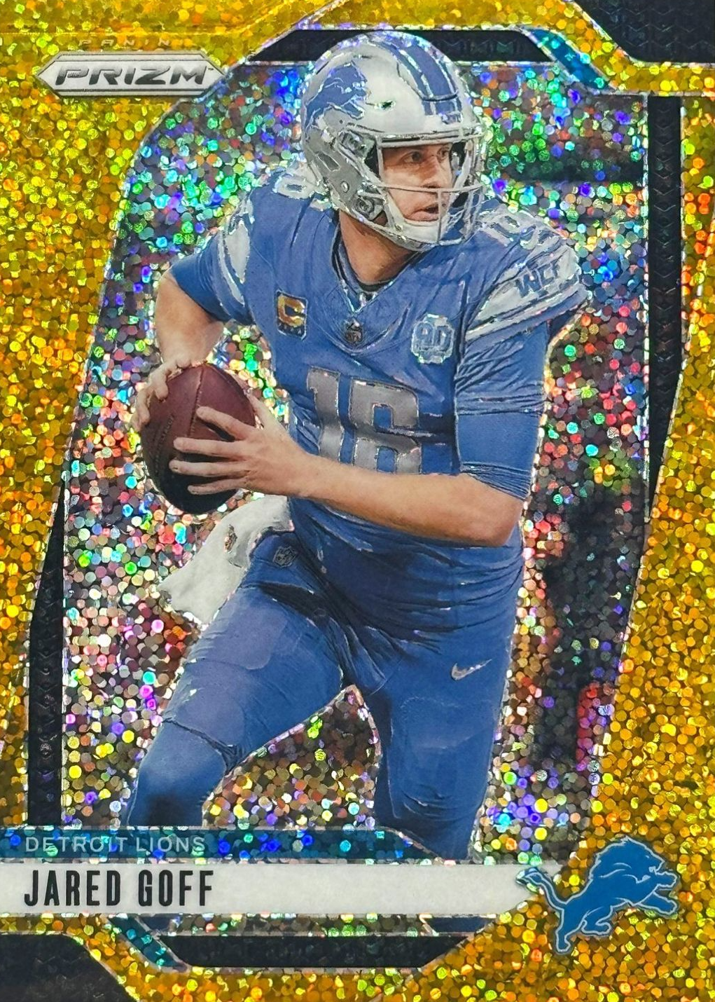 Jared Goff 2024 Prizm #92 Gold Sparkle /24 Price Guide - Sports Card ...