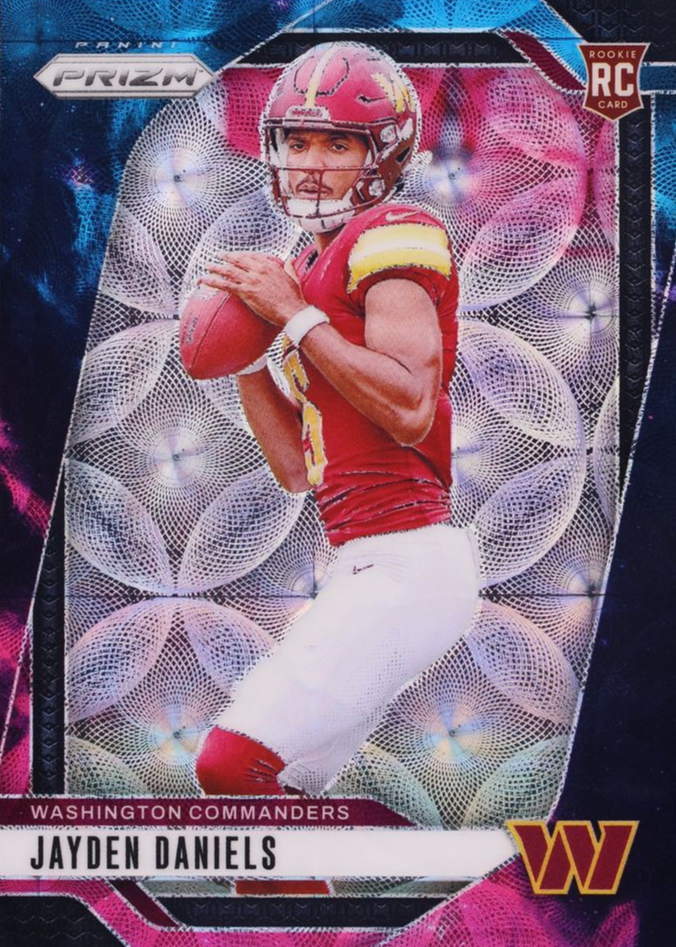 Jayden Daniels 2024 Prizm #347 Choice Nebula /1 Price Guide - Sports ...
