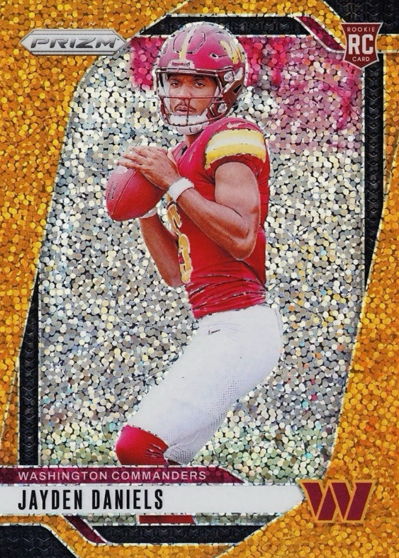 Jayden Daniels 2024 Prizm #347 Gold Sparkle /24 Price Guide - Sports ...