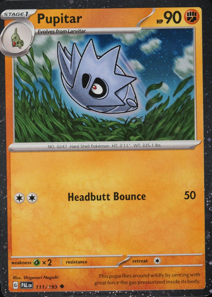 Pupitar 2023 Scarlet & Violet: Paldea Evolved #111/193 Base Price Guide ...