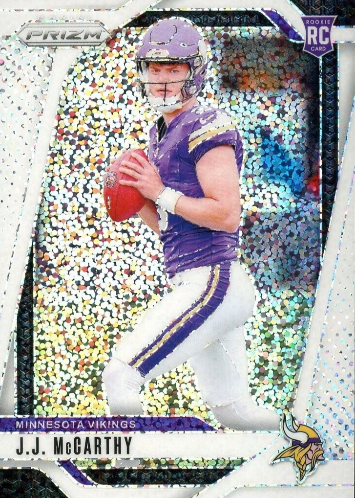 JJ McCarthy 2024 Prizm #400 White Sparkle /(SSP) Price Guide - Sports ...