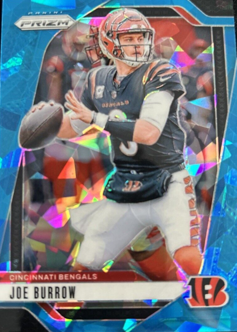 Joe Burrow 2024 Prizm #55 Blue Ice /99 Price Guide - Sports Card Investor